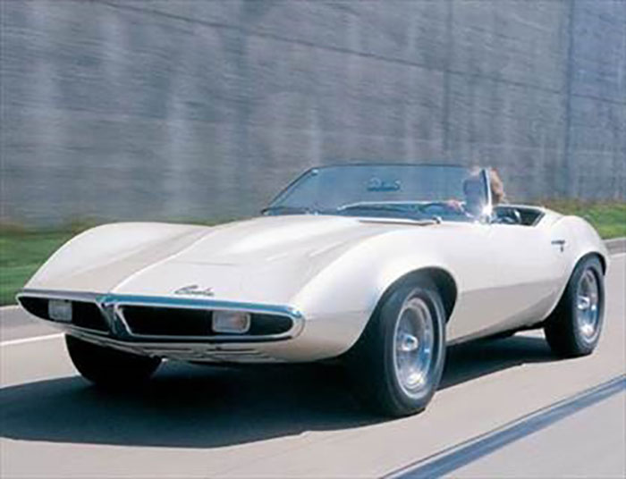 1964 Pontiac Banshee Prototype XP-833 Open, White GIM009-replicarz.com