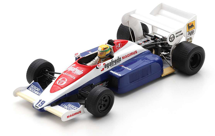 1984 Toleman TG184 F1 3rd British GP Ayrton Senna S2781-replicarz.com