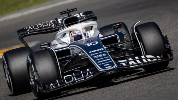 2022 Alpha Tauri AT03 F1 Belgian GP 100th Pierre Gasly S8544-replicarz.com